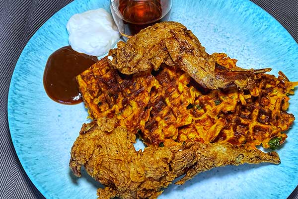 Rabbit or Hare & Savoury Waffles - Default